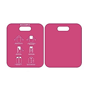 WJCCY 2 pcs Fast Folding Board Convenient Stacking Board Adult Clothes Shirt Folding Board Lazy Stacking Clothes Tool Household (Color : Red)