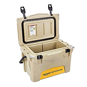 AmazonCommercial Rotomolded Cooler, 20 Quart, Tan