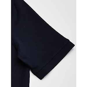 Nautica Men's Classic Fit Short Sleeve Solid Performance Deck Polo Shirt, Navy, 3XLT Tall