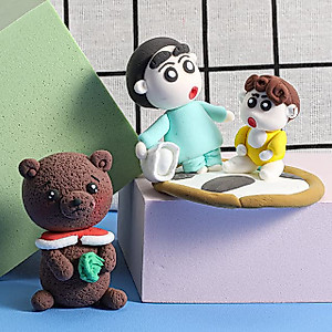 CiaraQ Modeling Clay Kit - 50 Colors Air Dry Ultra Light Clay, Safe & Non-Toxic, Great Gift for Kids.