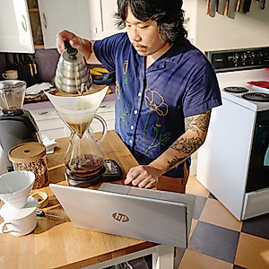 HP 14 FHD Laptop Computer, Intel Quad-Core Pentium N200 (Beat i5-8250U), 4GB RAM, 128GB SSD, WiFi, Webcam, Fast Charge, Backlit Keyboard, 1 Year Microsoft Office 365, Win 11, w/GM Accessory