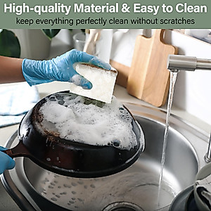 Tanlade 48 Pcs Natural Sponges for Dishes Biodegradable Sponges Kitchen Eco Friendly Scrub Sponges for Kitchen