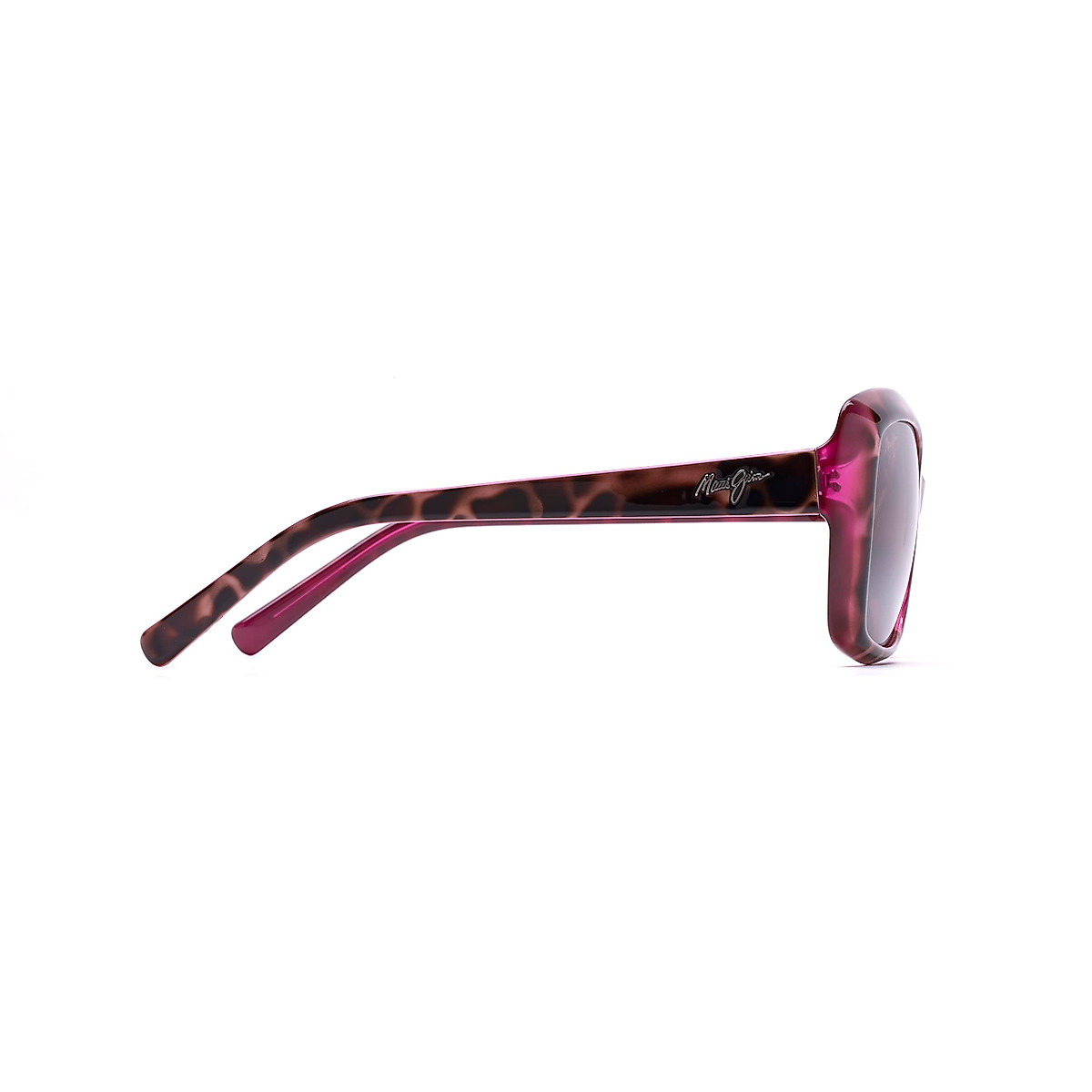 Maui Jim Women's Orchid Polarized Fashion Sunglasses, Tortoise w/ Raspberry/Maui Rose®, Medium