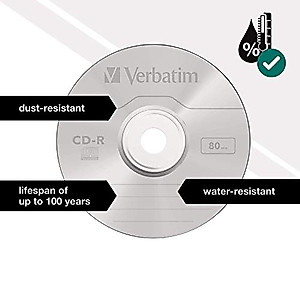 Verbatim CDR 80 Audio 10 Pack J/Case (16x)