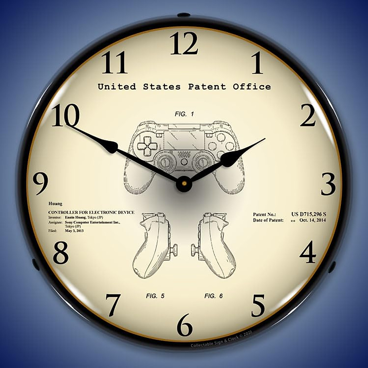 Collectable Sign and Clock Gaming Console Controller 2013 21 of 29 Gaming Patents Clocks