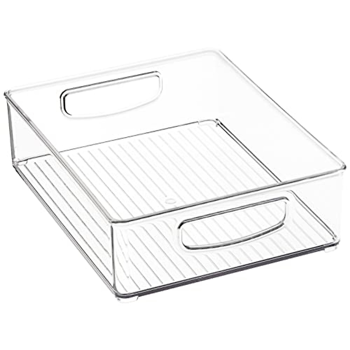 iDesign Plastic Organizer Set Linus Kitchen Storage Bins, Clear