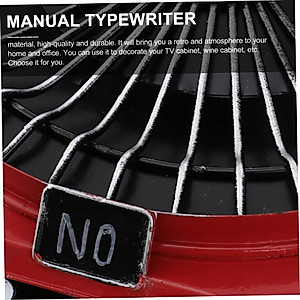 Ciieeo 1pc Wrought Iron Vintage Printer Model Ornaments Resin Portable Child Music Box