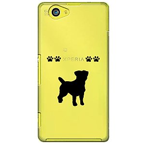 otas Xperia Z1 f SO-02F Clear Hard Case Jack Russell Terrier 888-28269