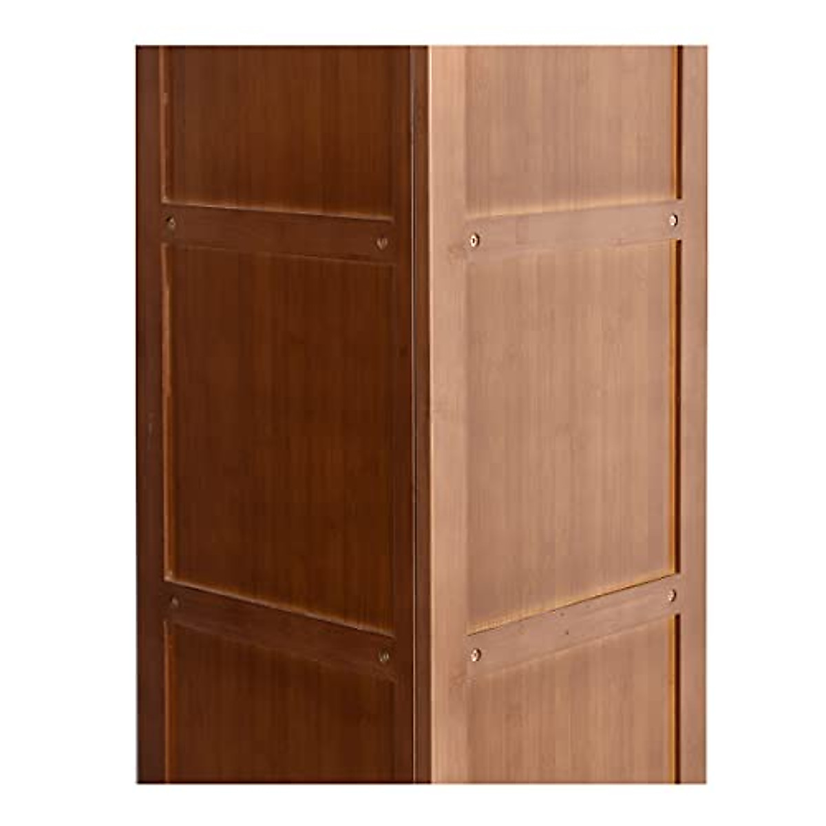 Maydear 5-Tier Corner Bookcase, Bamboo Corner Shelf, Display Rack Small Bookshelf and Plant Stand for Living Room, Home Office, Kitchen