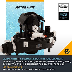 Dolphin Genuine Replacement Part Robotic Pool Cleaner Motor Unit 99953058-EX