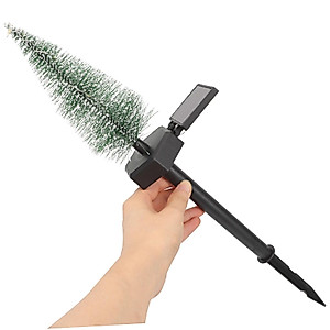 NOLITOY Tree Solar Lights Lighted Christmas Garden Solar Stake Decor Light Solar Tree Lamp Christmas Light Solar Decoration Tree Lights Outdoor Garden Decor Christmas Tree Pc Ground Plug