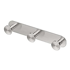 Gatco 1286 Modern Glamour Triple Hook In Satin Nickel