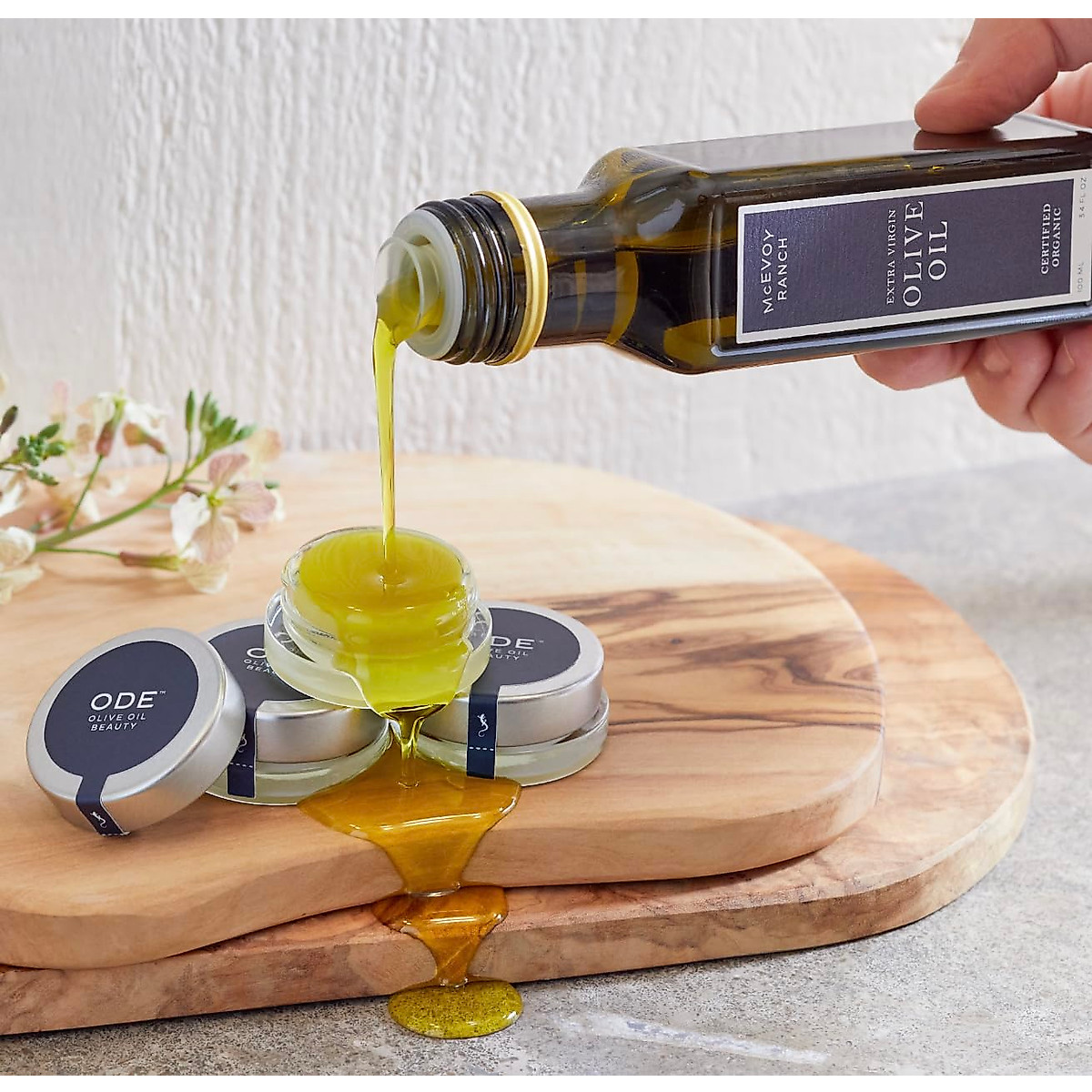 Olive Oil Lip Balm (3-pack) by ODE Olive Oil Beauty, Organic EVOO, California Made