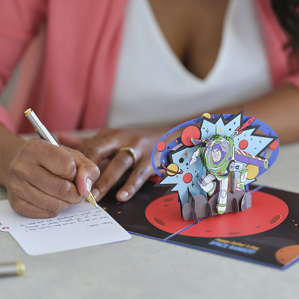 Lovepop Disney and Pixar Toy Story Buzz Lightyear Father’s Day Pop-Up Card – Father’s Day Card – Handcrafted 3D Pop-Up Greeting Card – Father’s Day Love Card, 5 x 7”