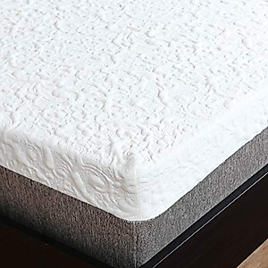 Travel Happy (Custom Size Requests) with A 10 INCH Any King Size New Cooler Sleep Graphite Gel Memory Foam Mattress with Premium Textured 8-Way Stretch Cover Made in The USA