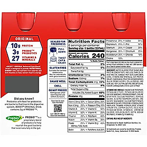 BOOST Original Balanced Nutritional Drink, Very Vanilla, 8 FL OZ (Pack of 6)