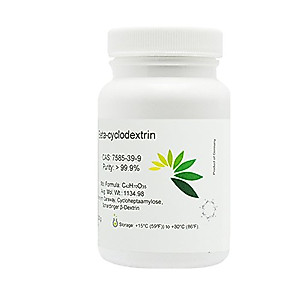 Beta-Cyclodextrin, 99.9% min, Ultra Pure, 100 g, Holiday Sale!