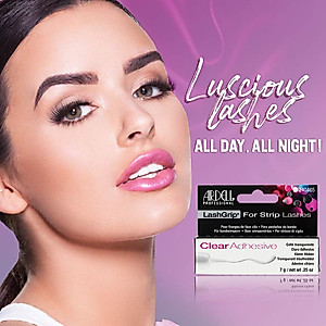 Ardell Lashgrip Strip False Lash Adhesive, Clear, 0.25 Oz x 2 Pack