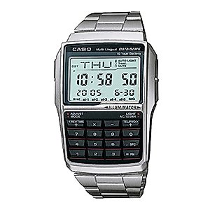Casio General Men's Watches Data Bank DBC-32D-1ADF - WW, Grey/Silver