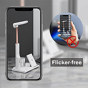 winsbotech LED Desk Lamp with 15W Fast Wireless Charger,USB Charging Port,Table Lamps for Home Office,for iPhone/Android Study Reading Table Lights for Dormitory(Adapter not Included) (White)