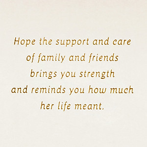 Hallmark Sympathy Card for Loss of Mom (A Mom's Love Never Ends)