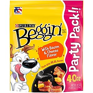 Purina Beggin' Strips With Real Meat Dog Training Treats With Bacon and Cheese Flavors - 40 oz. Pouch