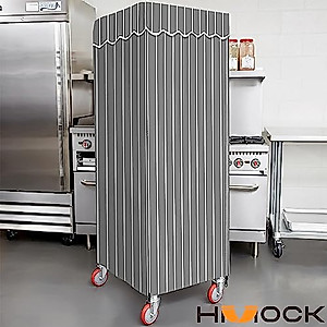 HMOCK Pan Bun Rack Cover for Commercial Bun Pan Bakery Rack - 20 Sheet,Waterproof and Dustproof Bun Rack Cover,23" W x 28" D x 64"