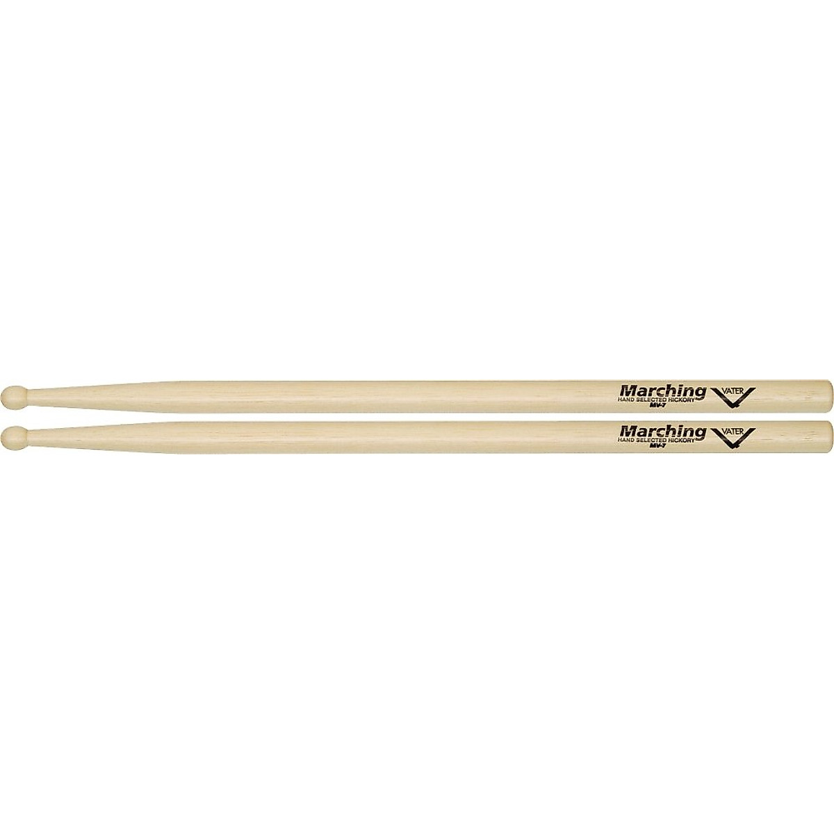Vater MV7 Marching Drum Sticks with Barrel Tip, Pair Drumsticks