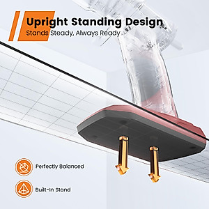 GoGonova Glue Gun Zuel, 20s Fast Preheating Anti-drip Cordless Glue Gun, 2Ah USB-C Rechargeable Hot Glue Gun Kit with 25 Pcs Mini Glue Sticks, Smart Power-Off, Pink