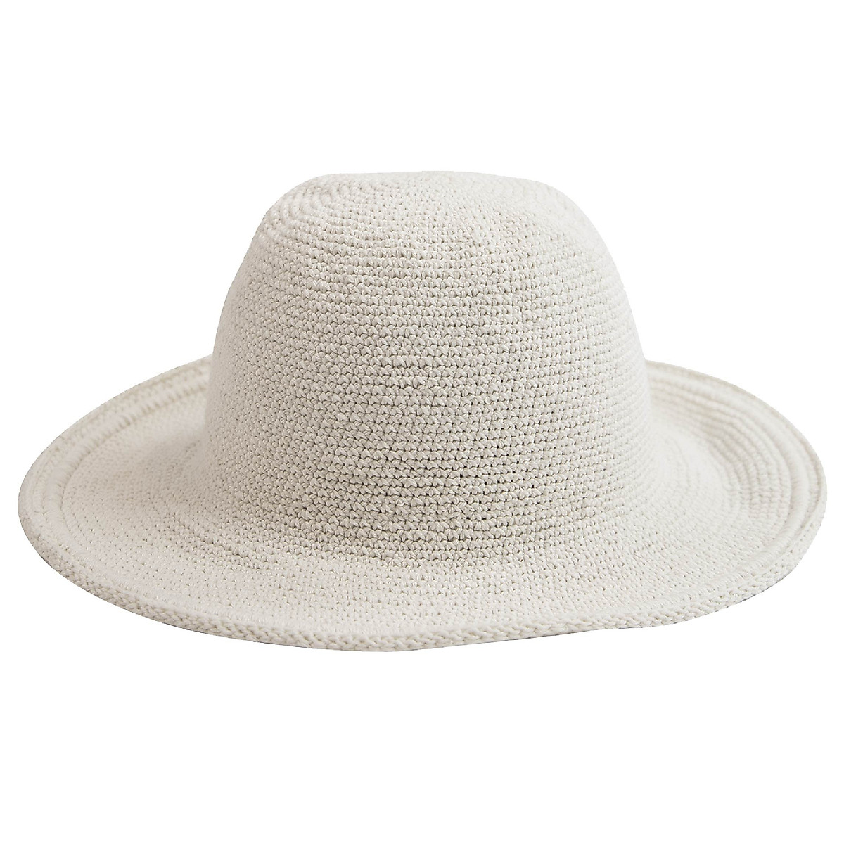 San Diego Hat Company Women's Natural Cotton Crochet Hat, One Size