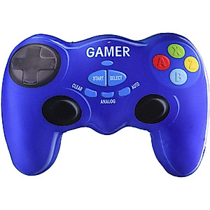 iscream Game On! Video Game Controller Shaped 17.5" x 14" Microbead Accent Pillow