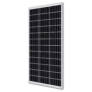 ExpertPower 100 Watt 12 Volt Monocrystalline Solar Panel, Compact Design 40.16 X 20.08 X 1.38 in, High Efficiency Module PV Power for Battery Charging Boat, Caravan, RV, Off Grid Applications