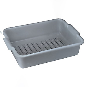 Winco PLP-5G Bus Box, Medium, Gray