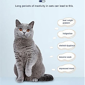 EROOLU Cat Treadmill, Pet cat Climbing Frame, Treadmill Ferris Wheel Pet Furniture Cat Scratch Board, Running Spinning Toy for Small/Medium-Sized Pet Indoor Exercise, Smooth Run Freely