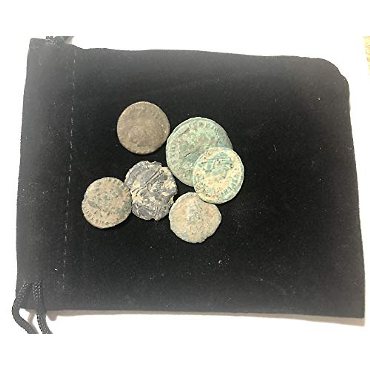 IT 5 Ancient Coins Genuine Roman Comes with Cleaning Instructions Cir