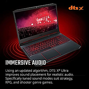 acer Nitro 5 Gaming Laptop, 15.6" FHD 144Hz IPS Display, Intel Core i5-10300H Processor, NVIDIA GeForce RTX 3050, 16GB RAM, 1TB PCIe NVMe SSD, Backlit Keyboard, Windows 10 Home, Intel Wi-Fi 6