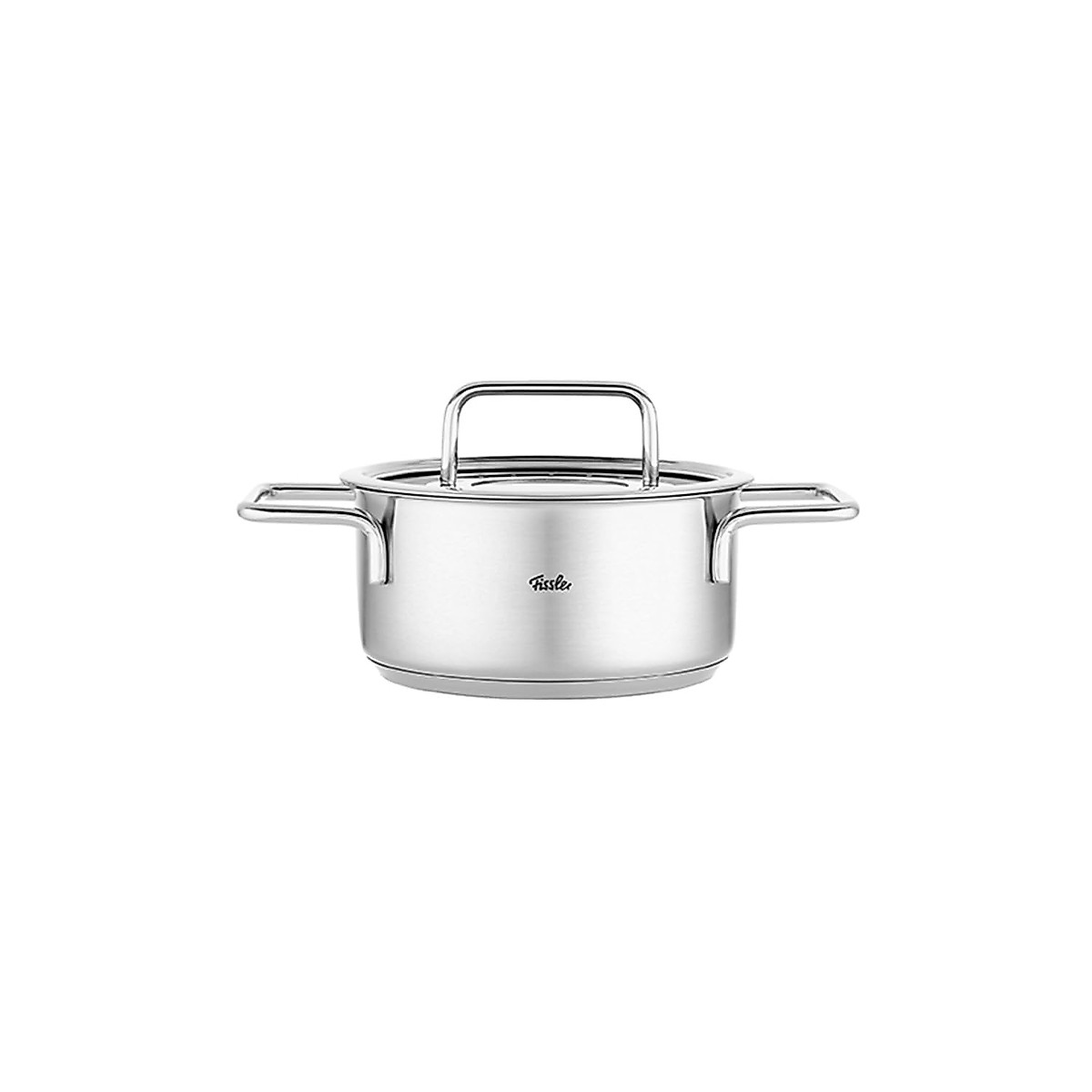 Fissler Pure Collection Stainless Steel 2.2 Quart Stock Pot with Glass Lid