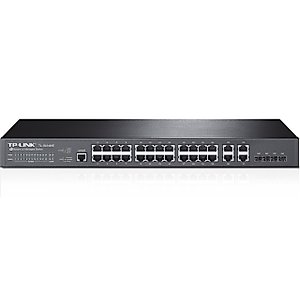TP-LINK TL-SL5428E 24-Port 10/100Mbps + 4-Port Gigabit L2 Managed Switch with 4 Combo SFP Slots