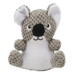 Dog Squeaky Plush Toy, Simulation Koala Shape Bite Resistant Washable Stuffed Pet Toy, Dog Chew Toys for Teeth Grinding Relieving Boredom Small Medium Dogs Pet Supplies