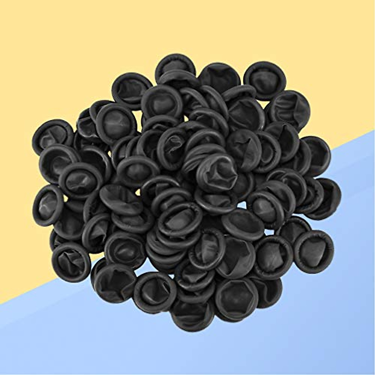 ARTIBETTER 100PCS Gel Finger Cover Silicone Finger Cots Finger Protector Thumb Cap Toe Fingertips Covers for Trigger Finger Finger Cracking Finger