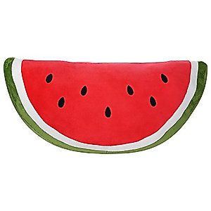 Watermelon Pillow Kids Stuffed Plush: Girls Melon Slice Throw Stuff Toy