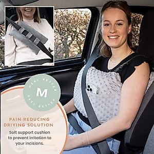 MOYOAMA Post Mastectomy Pillow - Post Surgery Pillow for Car, Breast Reduction & Augmentation Patients, Breast Pillow After Heart Surgery Pillow, Mastectomy Recovery Must Haves, Post Surgery Gift