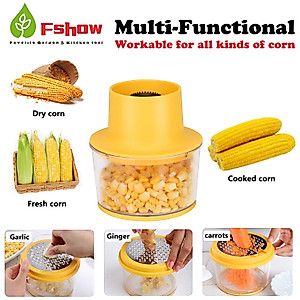 Fshow Corn Stripper, Corn Peeler,Quickly Remove Kernels From Corn