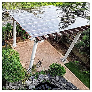 exproyzk Clear Polycarbonate Plastic Sheet - Transparent Glass Replacement Board - Impact Resistant - 1mm Thick (Color : Clear, Size : 1x3m)