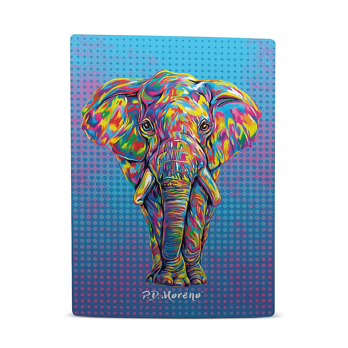 Head Case Designs Officially Licensed P.D. Moreno Elephant Animals II Vinyl Faceplate Sticker Gaming Skin Decal Cover Compatible With Sony PlayStation 5 PS5 Digital Edition Console