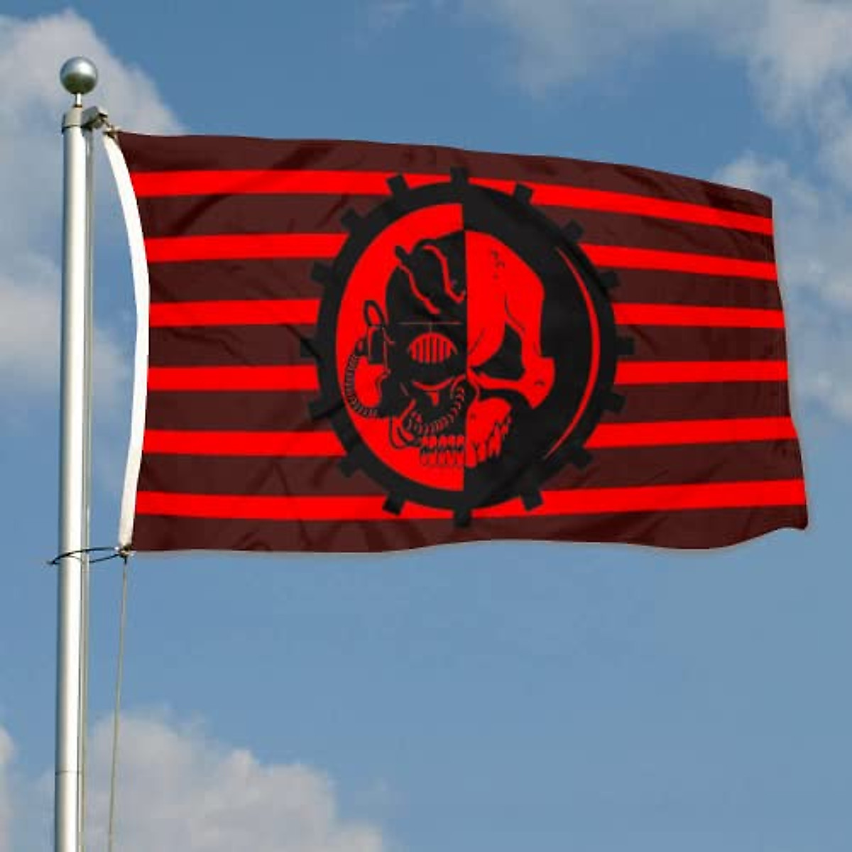Cayyon Adeptus Mechanicus Flag Banner Outdoor Indoor Decoration Flag 3x5Feet Double Stitched Polyester with Brass Grommets
