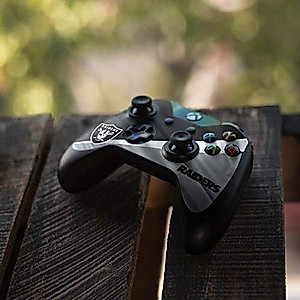 Skinit Decal Gaming Skin compatible with Xbox One Controller - Officially Licensed NFL Las Vegas Raiders Design