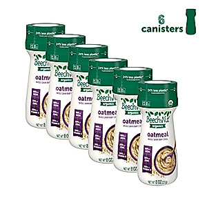 Beech-Nut Organic Oatmeal Baby Cereal Canister, 8 Ounce