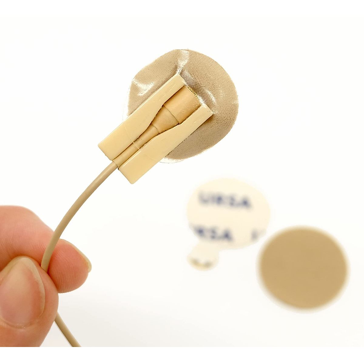 URSA Soft Circles: Reusable Soft Covers That Provide a Shield Against the Wind and Camouflage for Lavalier Mics. (15x Soft Circles + 30x Stickies, MultiPack)