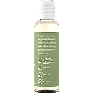 Horbäach Avocado Oil | 4 fl oz | Moisturizing Oil for Face, Hair, Skin and Nails | Free of Parabens, SLS, & Fragrances | Coera